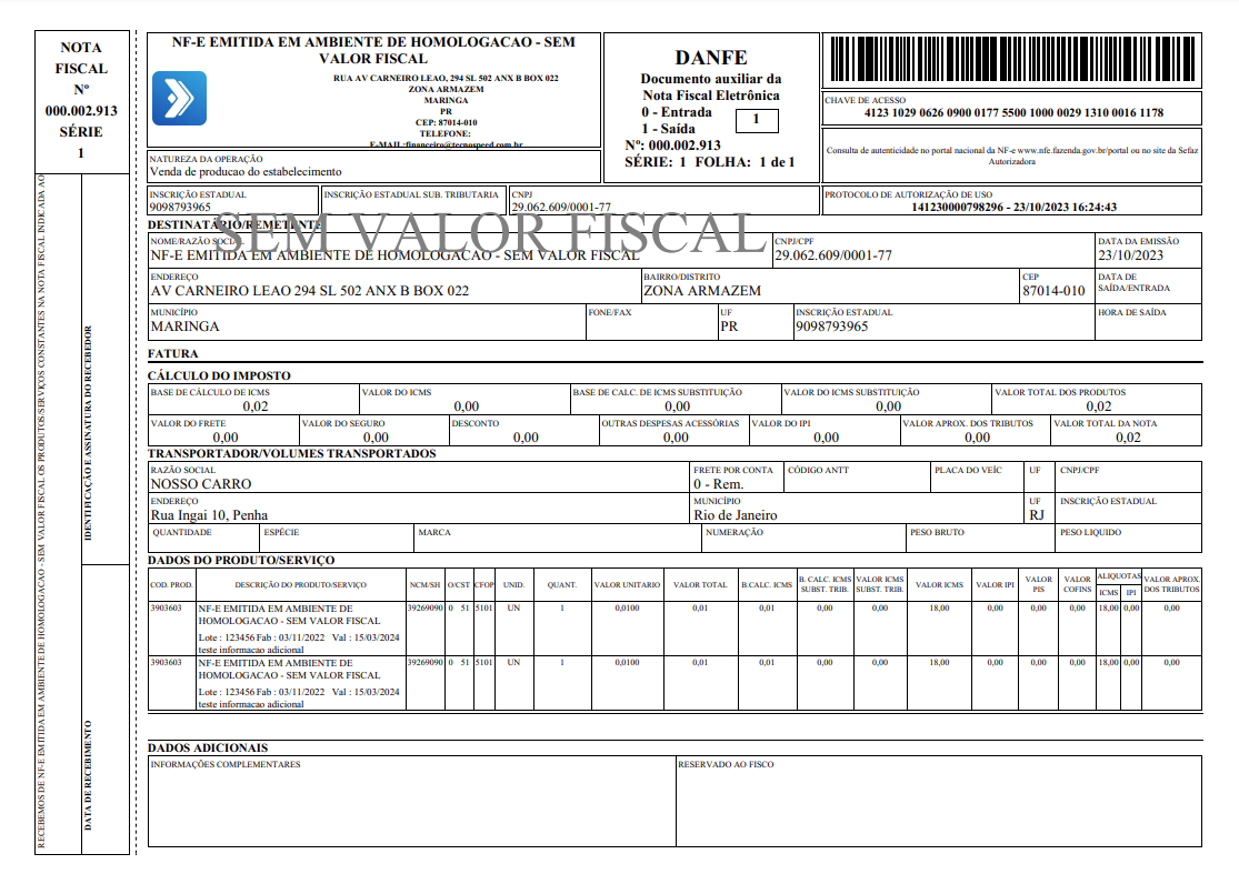 Modelos de Impressão | NFe – Central de Atendimento