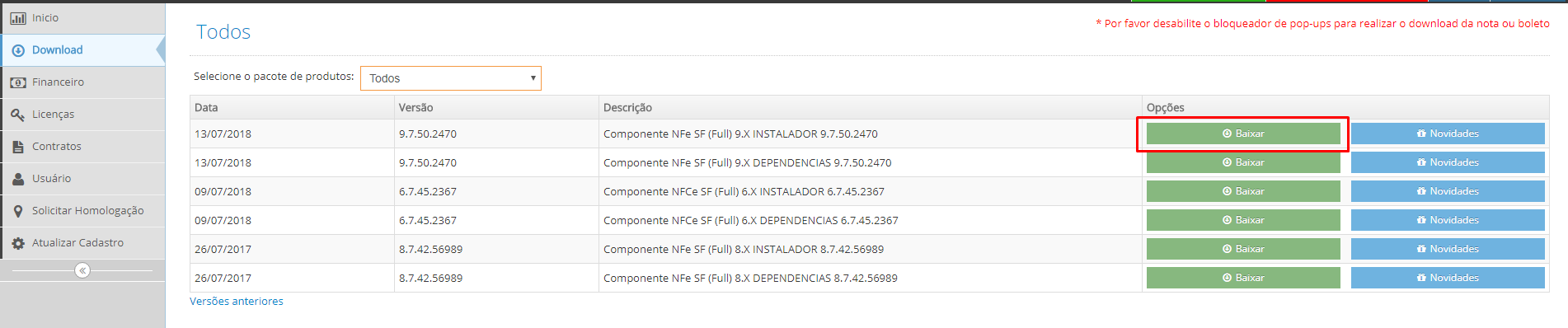 Guia de uso da Central do Cliente – Central de Atendimento