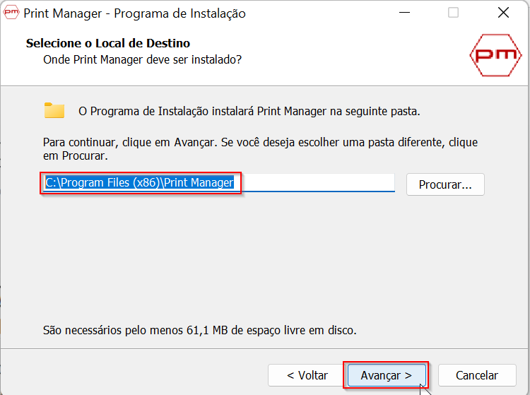 Instalação e Configuração do Print Manager – Central de Atendimento